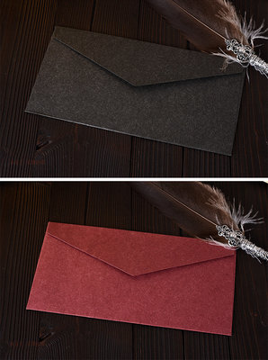 Creative high-grade stamping texture paper business invitation envelope