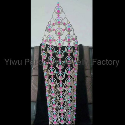 30 inch tall  large pageant crowns and tiaras custom 50 inch rhinestone crowns wholesale crown supplier