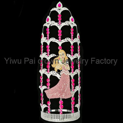 custom 30 inch pageant crowns with your logo name there pageant crown suppliers crown manufactuer pai crown jewelry