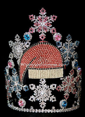 Custom snowman rhinestone crowns custom christmas pageant crowns pageant crowns wholesale crysrtal tiaras crowns