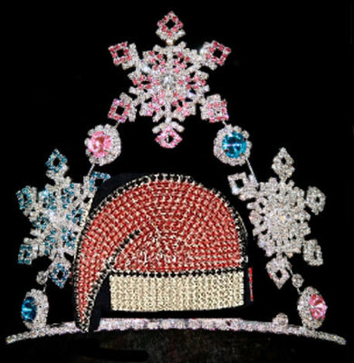 Custom snowman rhinestone crowns custom christmas pageant crowns pageant crowns wholesale crysrtal tiaras crowns