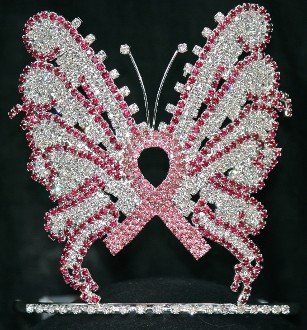 Butterfly tiaras rhinestone tiaras cheap pageant tiaras and crowns manufactuer supplier USA pageant crowns pai crown