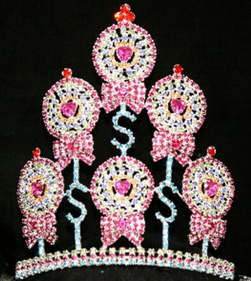 Lollipop tiaras crowns rhinestone cake crystal crowns custom birthday pageant crowns supplier manufactuer pai crown