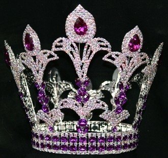 Classic round pageant crowns and tiaras fully round crowns pageant supplier china yiwu jewelry pai crown jewelry factory