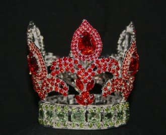 Classic round pageant crowns and tiaras fully round crowns pageant supplier china yiwu jewelry pai crown jewelry factory