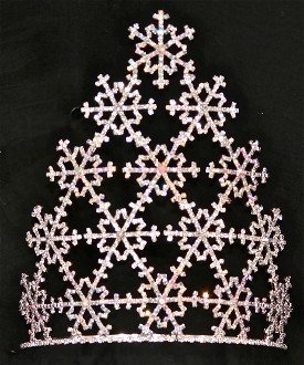 Snowflak rhinestone pageant crowns tiaras wholesale crowns and tiaras china supplier manufactuer pai crown jewelry