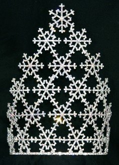 Snowflak rhinestone pageant crowns tiaras wholesale crowns and tiaras china supplier manufactuer pai crown jewelry