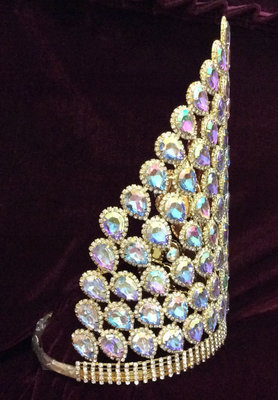Big AB crystal rhinestone pageant crowns and tiaras supplier manufactuer cheap pageant crowns wholesale pageant crowns