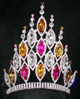 colourful pageant crowns and tiaras tall rhinestone crowns and tiara wholeslae pageant crowns and tiaras supplier cheap