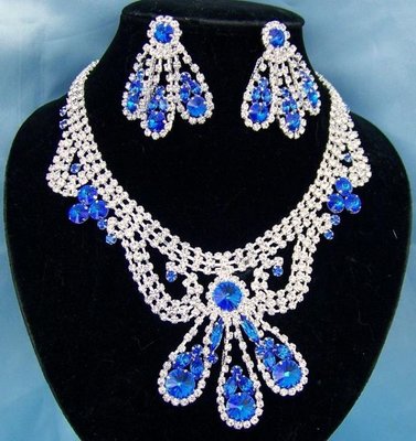 Custom rhinestone jewelry high quanlity jewelry supplier manufactuer pai crown jewelry wholesale party pageants women