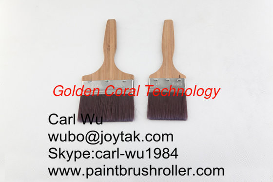 Paint brush natural pure bristle Chinese bristle brush synthetic mixwood handle plastic handle 2 inch PB-007
