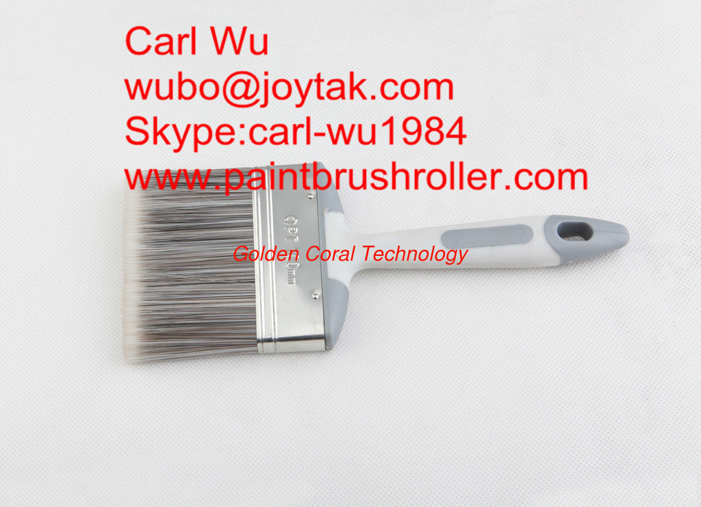 Natural bristle Chinese bristle synthetic mix paint brush wood handle plastic handle 4 inch PB-001
