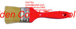 Paint brush natural pure bristle Chinese bristle brush synthetic mixwood handle plastic handle 2 inch PB-007