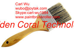 Natural pure bristle Chinese bristle synthetic mix paint brush wood handle plastic handle 2 inch PB-012