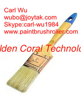 Natural pure bristle Chinese bristle synthetic mix paint brush wood handle plastic handle 2 inch PB-015