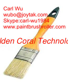Natural pure bristle Chinese bristle synthetic mix paint brush wood handle plastic handle 2 inch PB-016