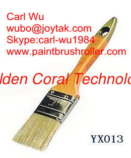 Natural pure bristle Chinese bristle synthetic mix paint brush wood handle plastic handle 2 inch PB-017