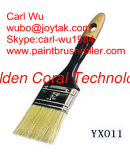Natural pure bristle Chinese bristle synthetic mix paint brush wood handle plastic handle 3 inch PB-019