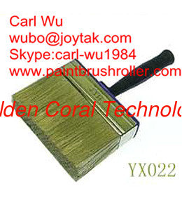 Natural pure bristle Chinese bristle synthetic mix shed fence wall paint brush wood handle plastic handle 5 inch WB-011