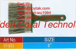 Natural pure bristle Chinese bristle synthetic mix shed fence wall paint brush wood handle plastic handle 5 inch WB-019