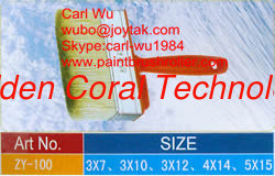 Natural bristle Chinese bristle synthetic mix shed fence ceiling wall paint brush wood plastic handle 3 inch WB-025