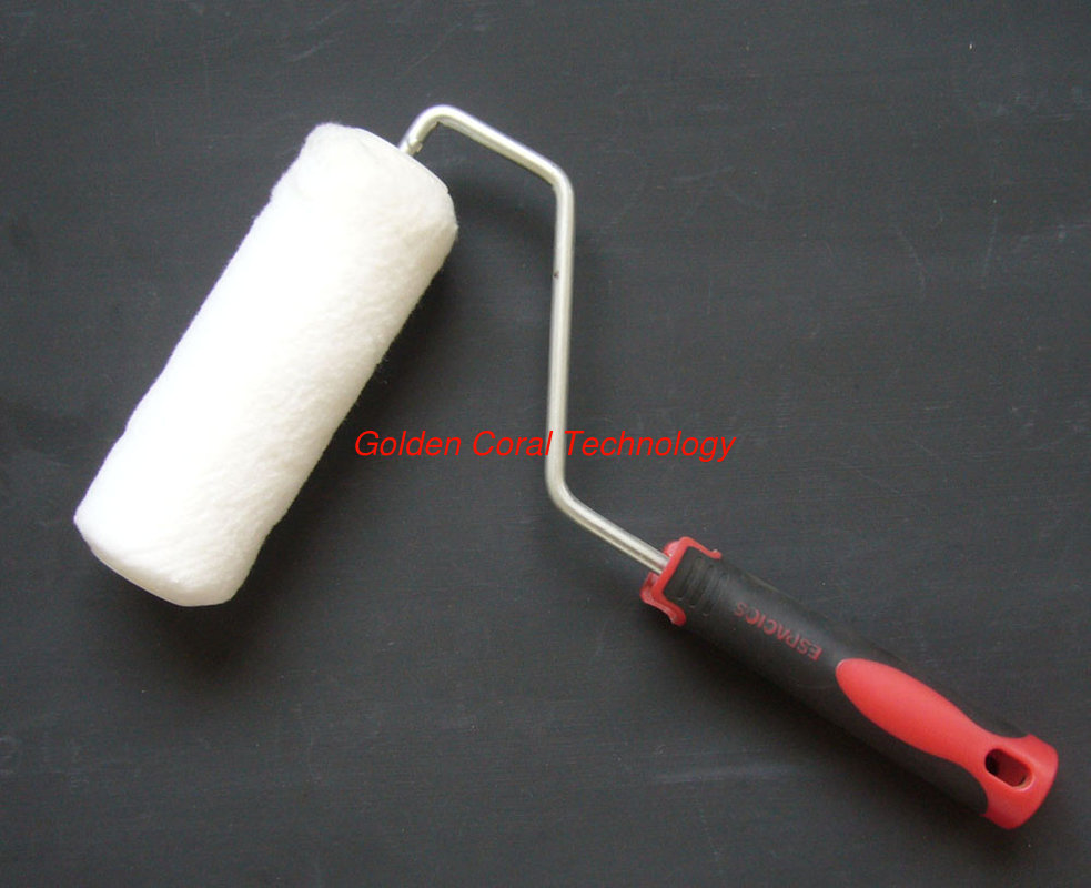 Best selling economic white paint roller supplier for professional finish on rough surface