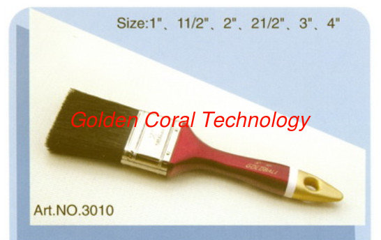 Plastic handle pure natural bristle Chinese bristle synthetic mix paint brush No.3010