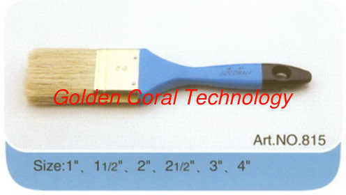 High quality chinese manufacturer wooden handle pure bristle paint brush 2" 3" 4" No.815