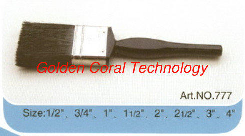 Chinese bristle plastic or wooden handle pure bristle paint brush No.777
