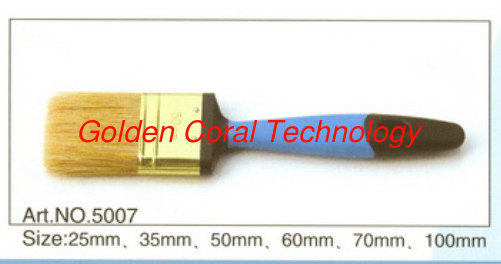 From 25mm to 100mm plastic or wooden handle pure bristle high quality paint brush No.5007