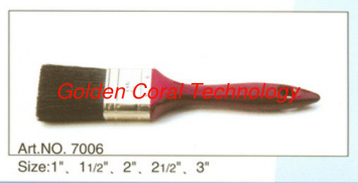 Chinese bristle plastic handle wooden handle pure bristle high quality paint brush No.7006