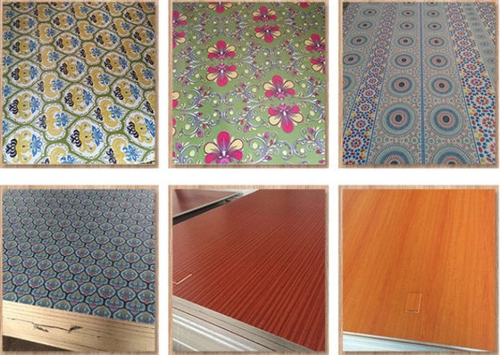 China 3mm colorful white polyester plywood MDF supplier