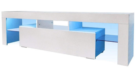 TV stand Cabinet and open storage options Chipboard with melamine finish Oak and White supplier