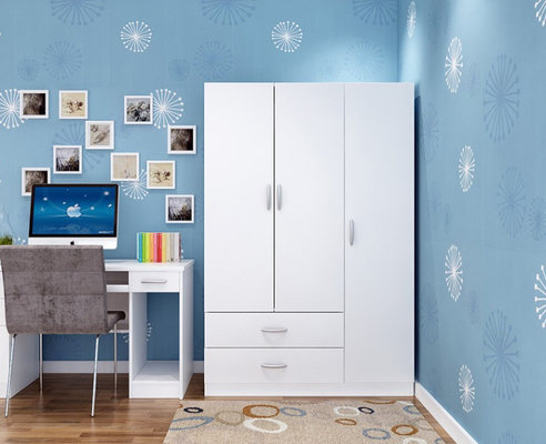 Modern bedroom customized size wardrobe with sliding Wardrobe cabinet, Cheap wardrobe closet, Cloth wardrobe supplier