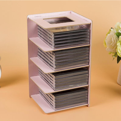 Modern europe style diy melamine display CD shelf/CD racksSimple design wooden CD rack supplier