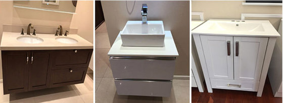 Good Quality Wall Hung Bathroom Vanities Modern Washbasin Bathroom Mirror Cabinet Vanity Bathroom supplier