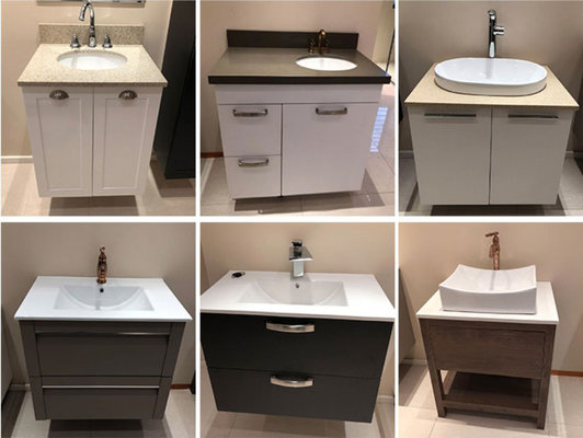 Good Quality Wall Hung Bathroom Vanities Modern Washbasin Bathroom Mirror Cabinet Vanity Bathroom supplier