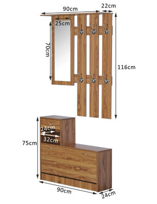 Modern design shoe rack of home livingroom furniture  Melamine cover frivolous shoe ark/shoe cabinet/shoe rack with door supplier