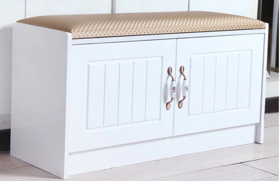 Modern design shoe rack of home livingroom furniture  Melamine cover frivolous shoe ark/shoe cabinet/shoe rack with door supplier