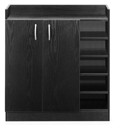 Modern design shoe rack of home livingroom furniture  Melamine cover frivolous shoe ark/shoe cabinet/shoe rack with door supplier