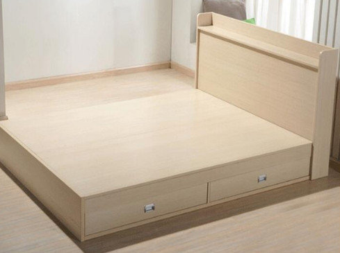 Modern King Size Wooden Double Bed set furniture supplier