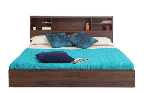 Modern King Size Wooden Double Bed set furniture supplier