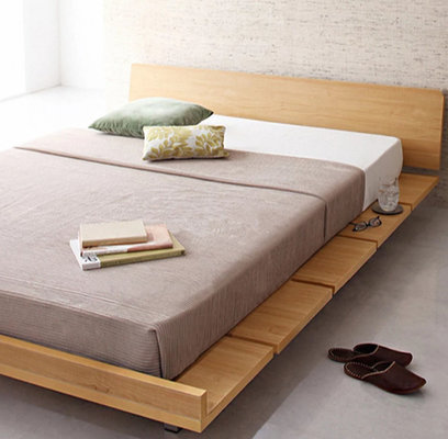 Modern King Size Wooden Double Bed set furniture supplier