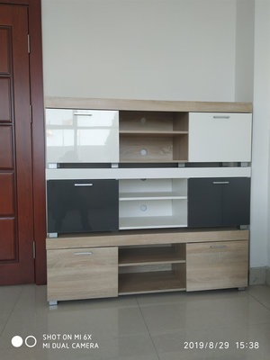 Best cheap simple model melamine MDF TV set furniture supplier