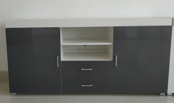Best cheap simple model melamine MDF TV set furniture supplier