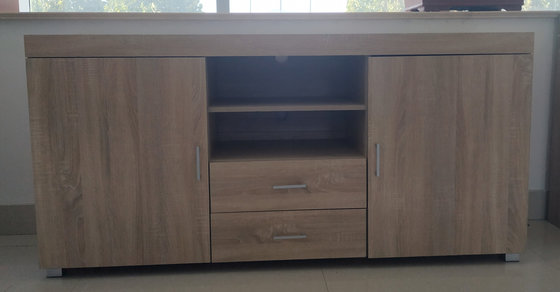 Best cheap simple model melamine MDF TV set furniture supplier