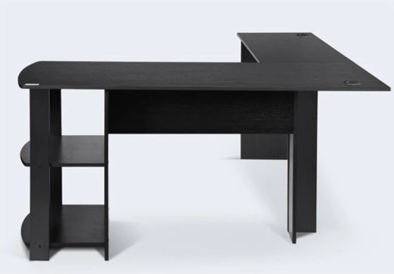 Modern Wooden Computer Table Laptop Notebook Desk Bookshelf with Storage for Home Workstation supplier