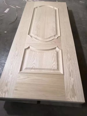 2.7mm,3mm Teak Veneer MDF Door Skin/Teak Veneer Moulded PLYWOOD door skin supplier