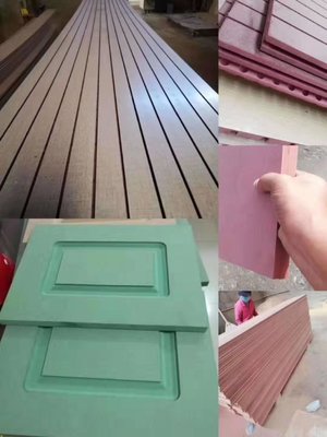 Cheap Price 18mm Waterproof White Melamine Faced Green MDF supplier