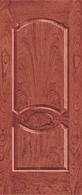 SMC sheet door skin natural black walnut veneer molded door skin supplier